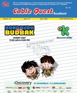 Cable Quest Magazine August 2014 issue – Get your digital copy